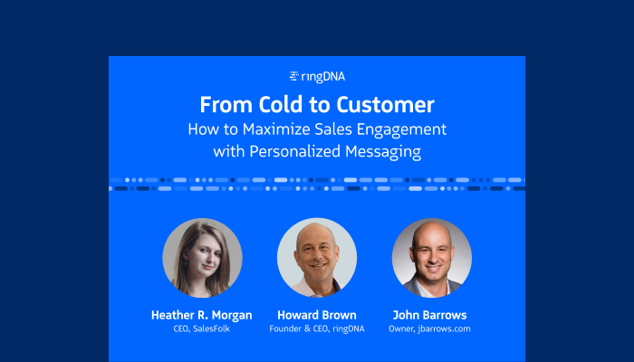 From Cold to Customer - How to Maximize Sales Engagement With ...