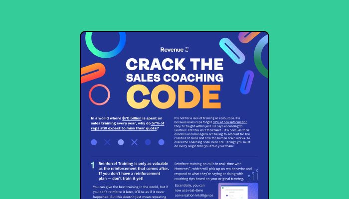 Crack the Sales Coaching Code | Infographic