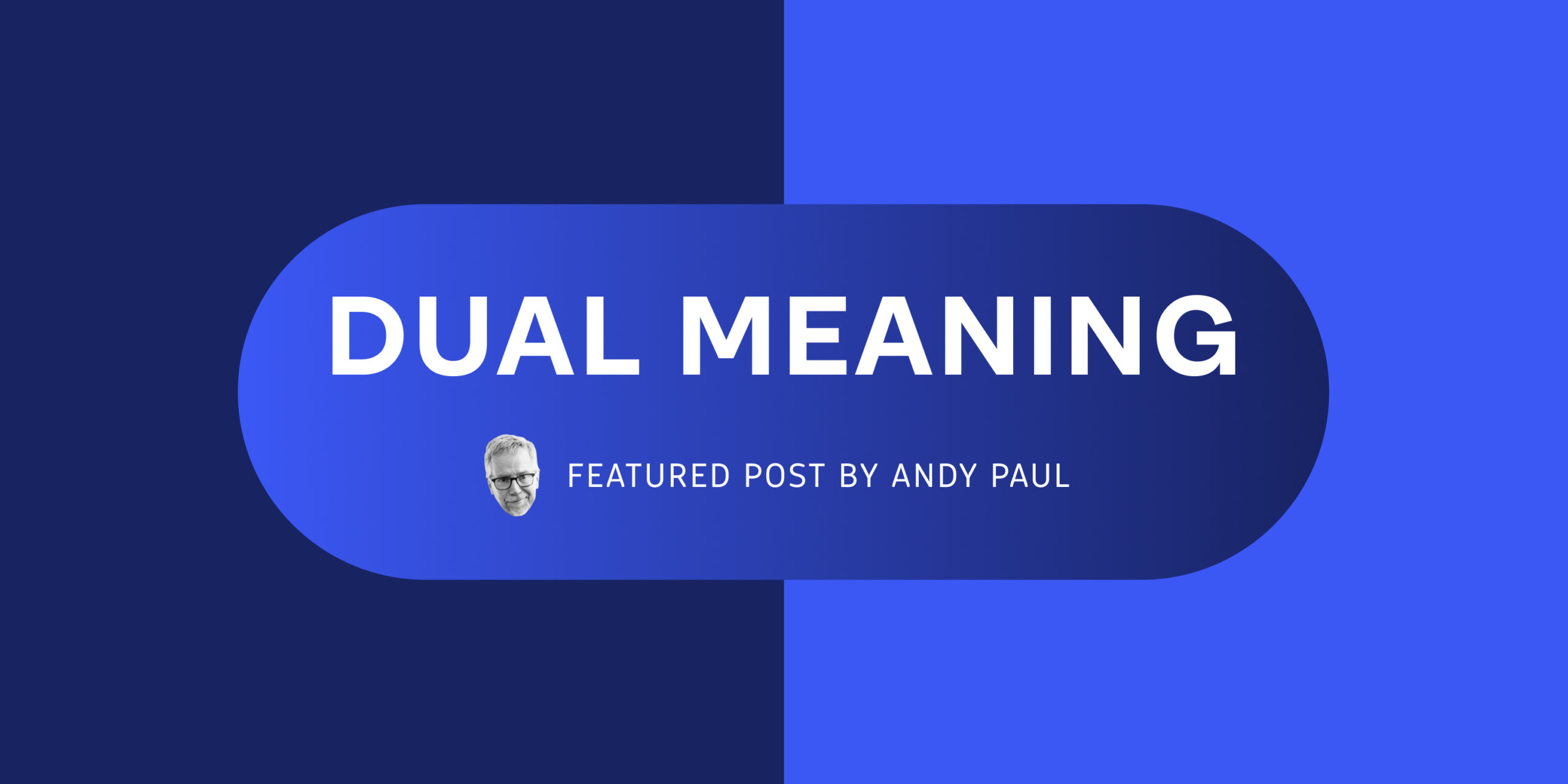 Dual Meaning - Revenue