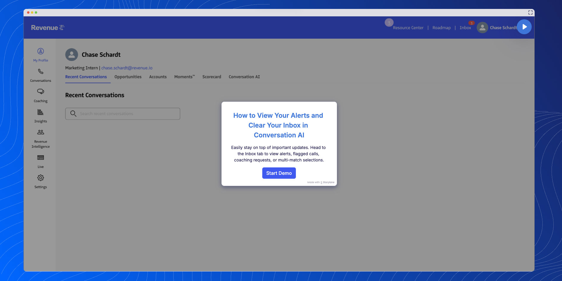 How To View Your Alerts And Clear Your Inbox In Conversation Ai Interactive Demo