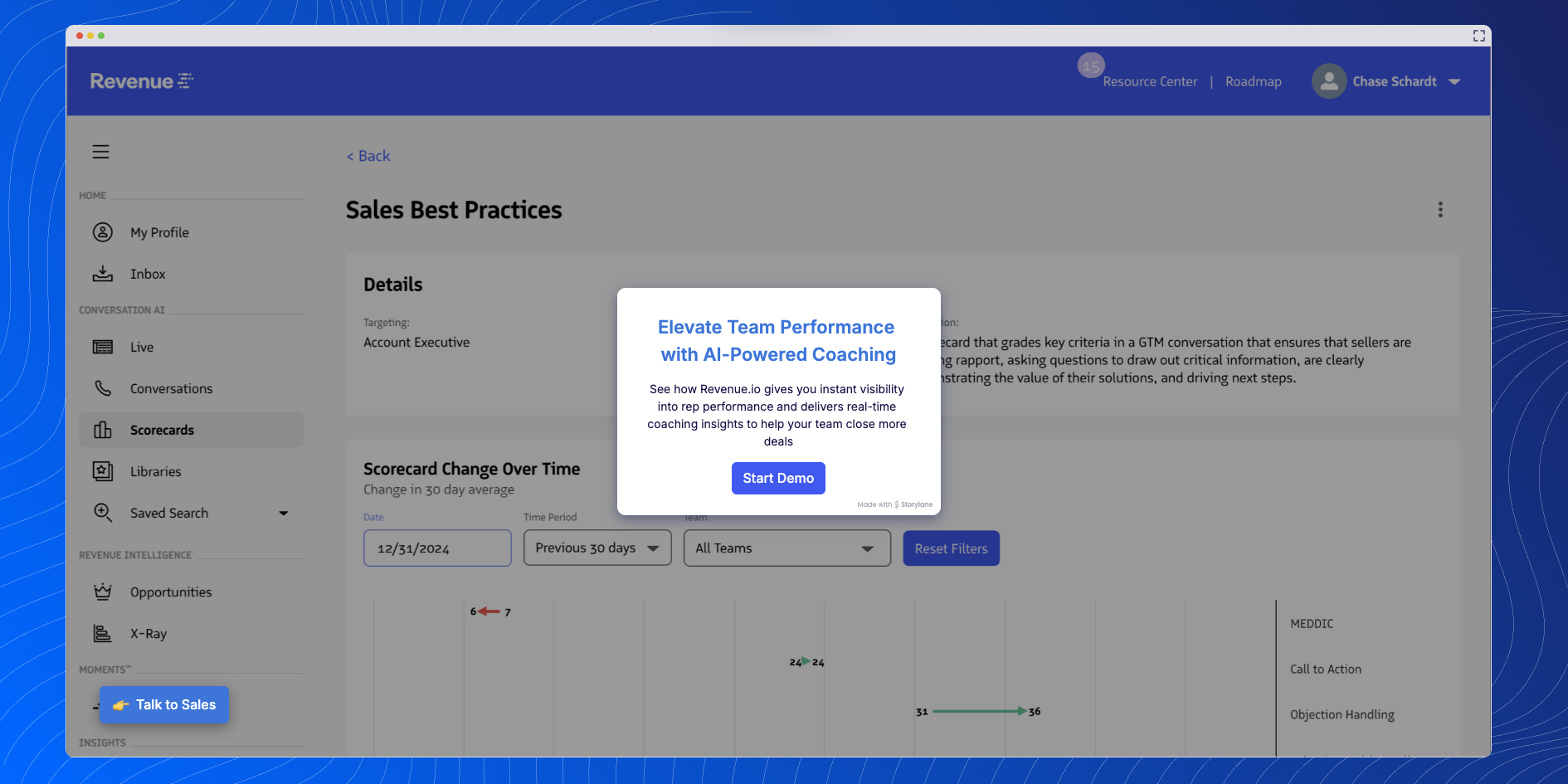 Sales Manager - Revenue AI Demo | Interactive Demo