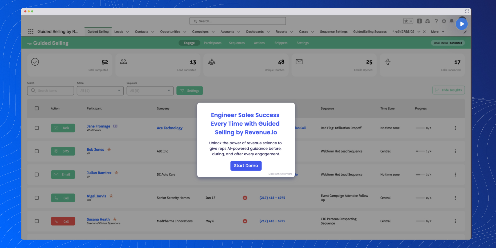 Guided Selling Product Tour | Interactive Demo